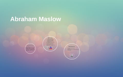 Abraham Maslow by Payton Peterson