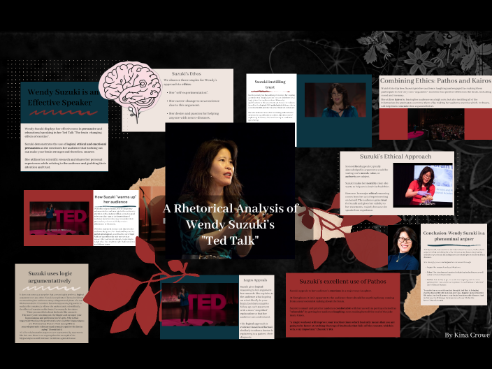 Rhetorical Analysis of Wendy Suzuki's Ted Talk by Kina Crowe on Prezi