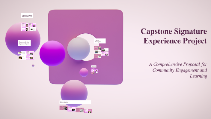 Capstone Signature Experience Project by Alana White on Prezi