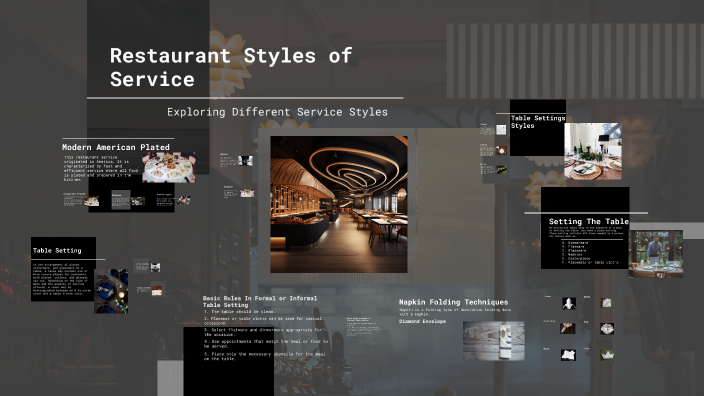 Restaurant Service Styles by Erelie Justine Petiluna on Prezi