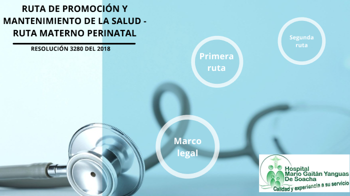 RUTA PROMOCIÓN Y MANTENIMIENTO DE LA SALUD - RUTA MATERNO PERINATAL (Res.3280 DE 2018) by ...