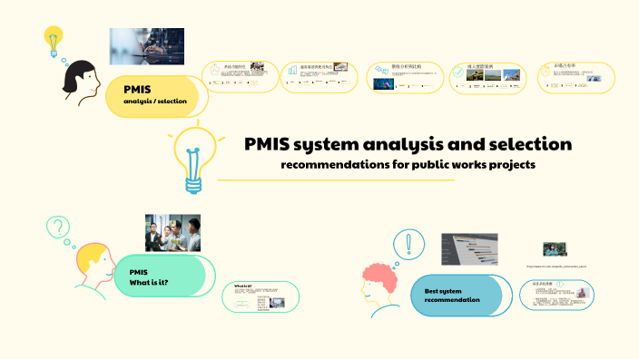 PMIS system analysis and selection recommendations for public works ...