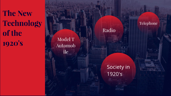 New Technology of the 1920's by Jim Kuang on Prezi