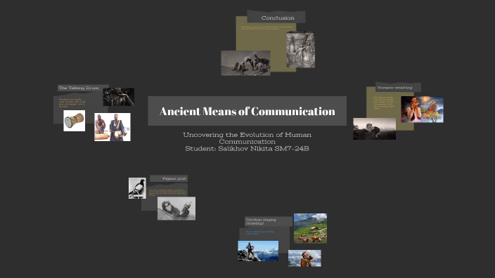 Ancient means of communication by N1K1TA SАl1КH0В on Prezi