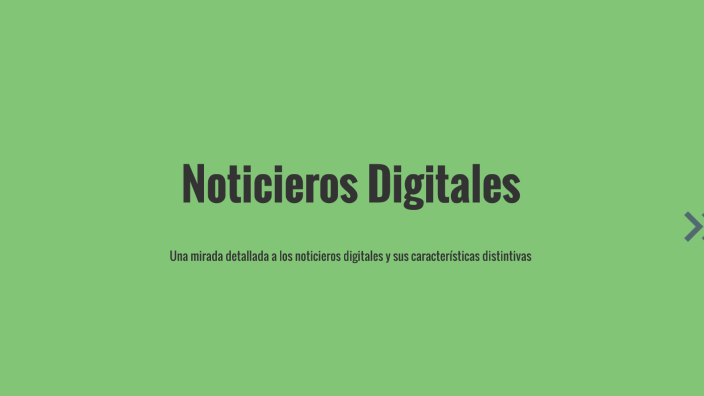 Noticieros Digitales: Características y Funcionamiento by yann carlos ...