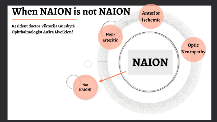 When NAION is not NAION by Viktorija Gurskytė on Prezi