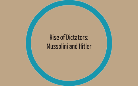 rise of dictators: mussolini and hitler by Nikki Scruggs on Prezi