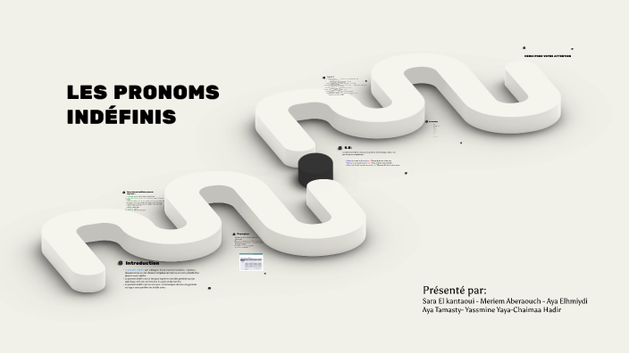 LES PRONOMS INDÉFINIS by sara elkn on Prezi