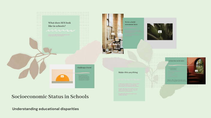 Socioeconomic Status in Schools by Brandi Harrington on Prezi