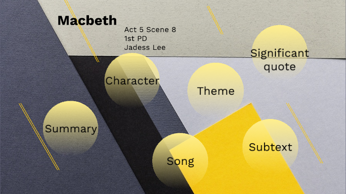 Macbeth Act 5 Scene 8 1st PD Jadess Lee by Jadess Lee on Prezi
