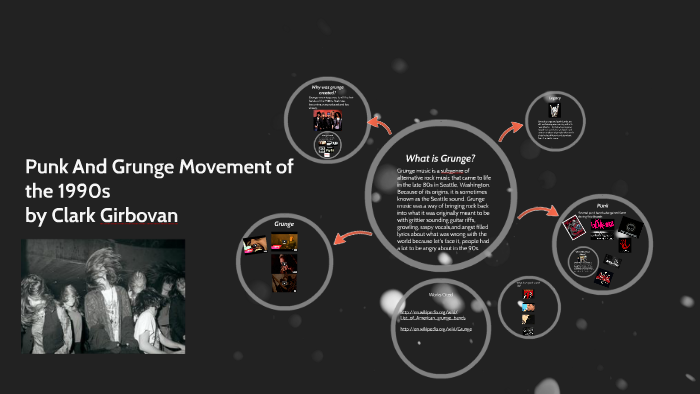 Grunge And Punk Movement of the 1990s by Clark Girbovan on Prezi