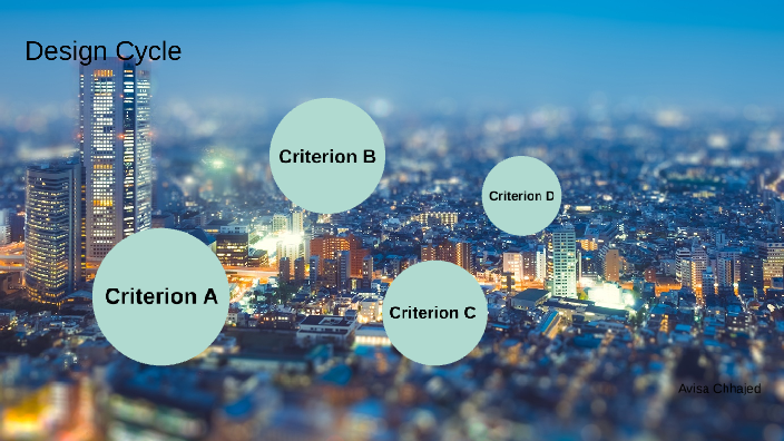 Design Cycle Criteria and Objectives by Avisa Chhajed on Prezi