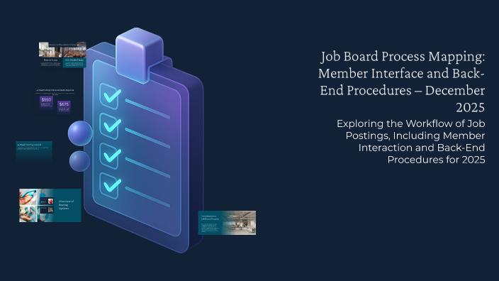 Job Board Process Mapping: Member Interface and Back-End Procedures ...