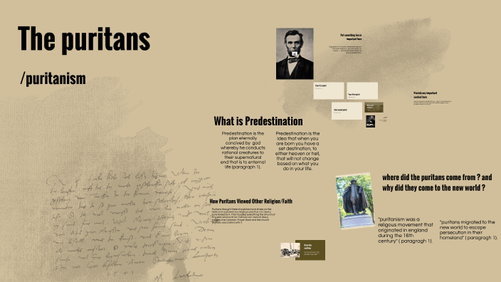 where did the puritans come from ? and why did they come to the new ...