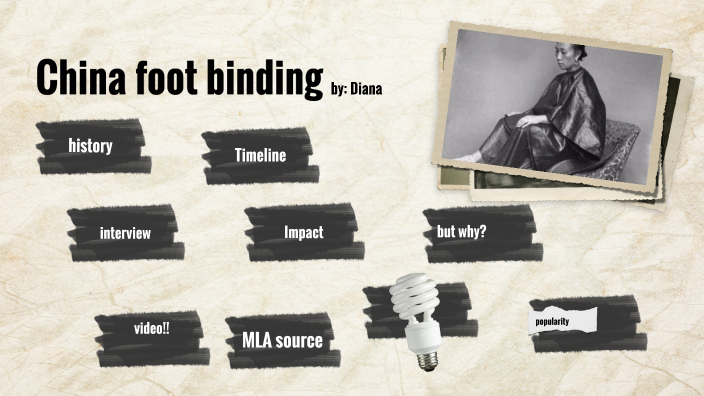 China foot binding for woman by Diana he on Prezi
