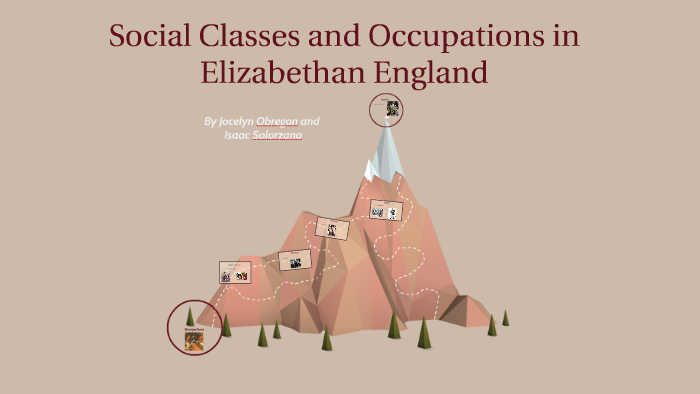 Social Classes and Occupations in Elizabethan England by Jocelyn ...