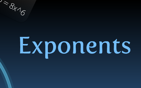 Basic Exponent Rules by Jodi Marsden on Prezi