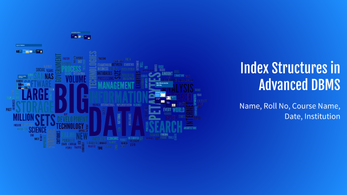 Index Structures In Advanced Dbms By Ratan Kumar Gupta On Prezi 7899