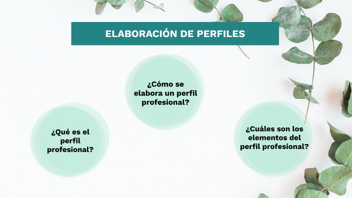 ELABORACIÓN DE PERFILES by IGNACIO MORENO on Prezi