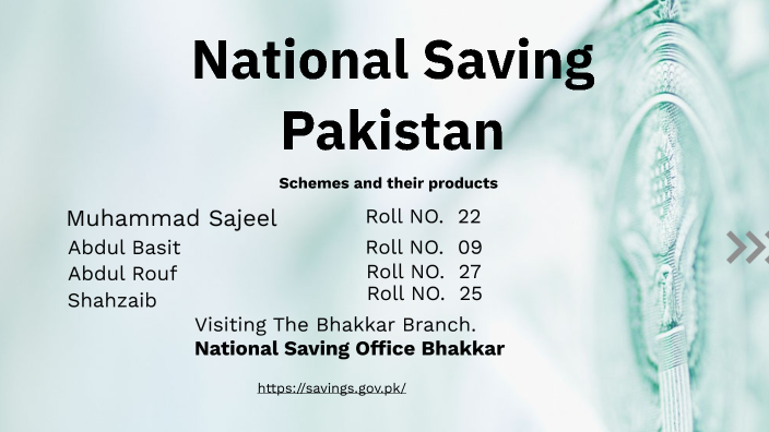 National Saving Pakistan by Sajeel Malik on Prezi