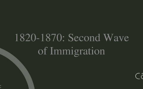 Second Wave: Immigration from 1820-1870 by Jessica Blackport on Prezi