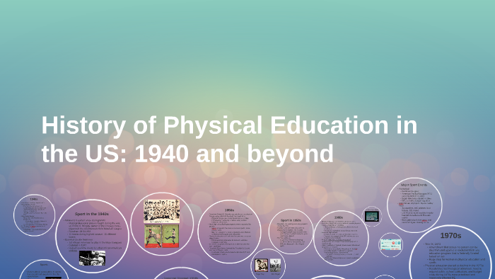 History of Physical Education in the US: 1940 and beyond by Jenna Leigh ...