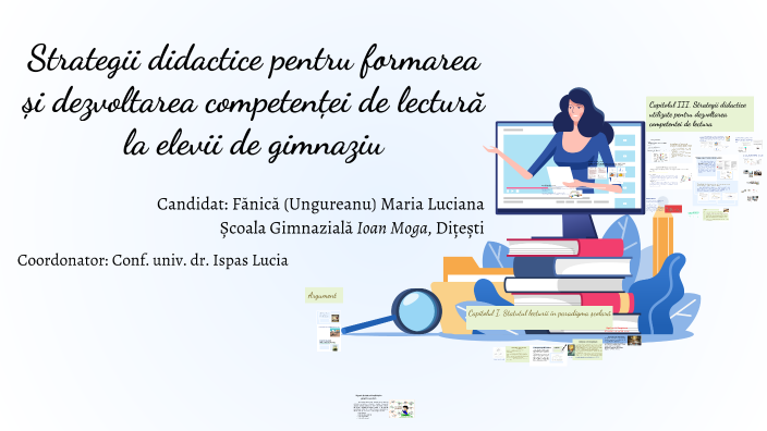 Strategii didactice pentru formarea si dezvoltarea competentei de ...