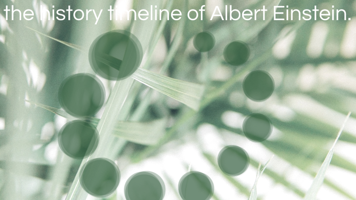 timeline for albert einstein. by ALLIE GRAHAM on Prezi
