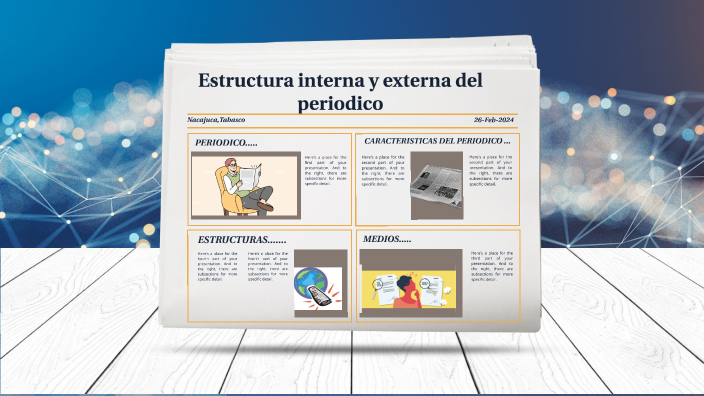 Estructura interna y externa del periodico by daniela jimenez on Prezi