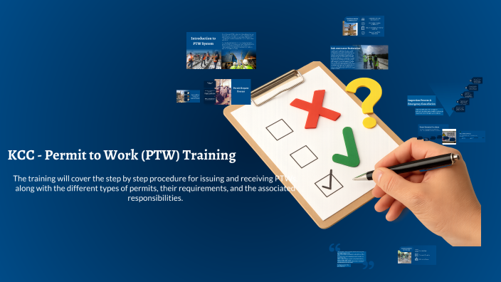 Comprehensive Training on the Permit to Work (PTW) System by Muhammad ...
