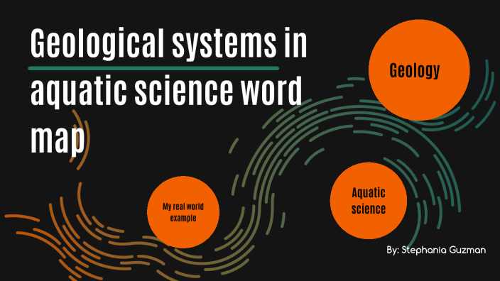 Geological systems in aquatic science word map by stephania guzman on Prezi