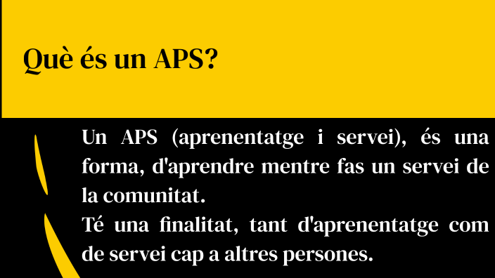 Què és un APS? by Jon Segura on Prezi