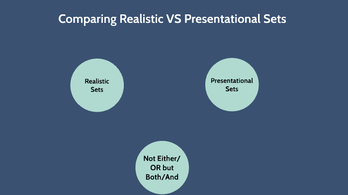 Realistic VS Presentational Sets by Jason Quick on Prezi