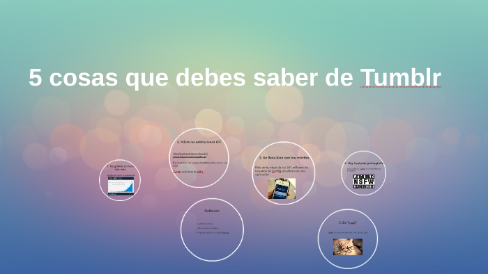 5 Cosas Que Debes Saber sobre Tumblr by Emma Severson on Prezi