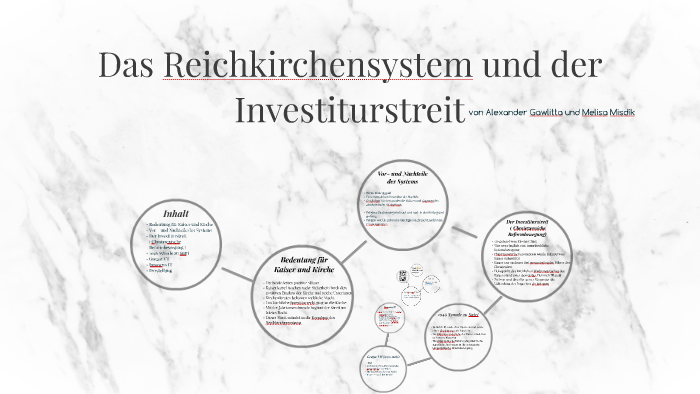 Das Reichkirchensystem und der Investiturstreit by Melisa Misdik on Prezi