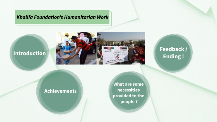 Khalifa Foundation’s Humanitarian Work by Azmi Khaled on Prezi