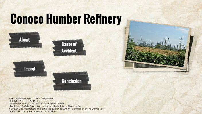 Conoco Humber Refinery by Syakira Hazim on Prezi