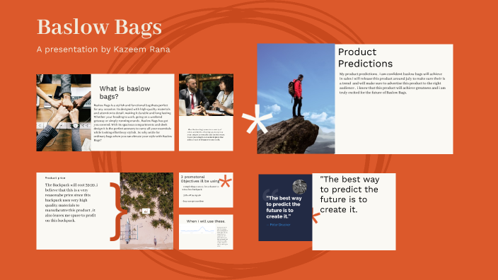Baslow Bags presentation by kazeem rana on Prezi