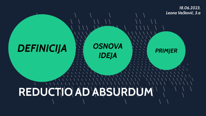 REDUCTIO AD ABSURDUM by Marko Prugovečki on Prezi