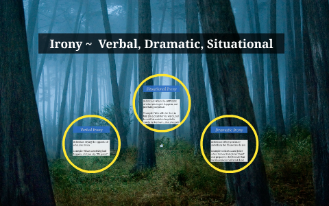 Irony ~ Verbal, Dramatic, Situational by Rebecca Miller on Prezi