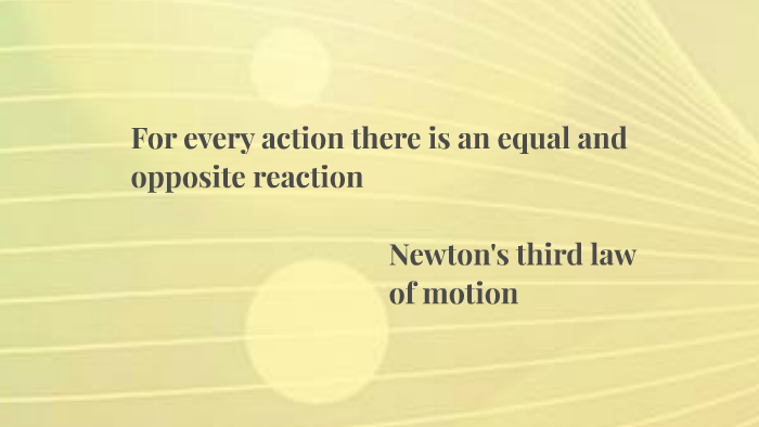 For every action there is an equal and opposite reaction by Zoe Pugh on ...