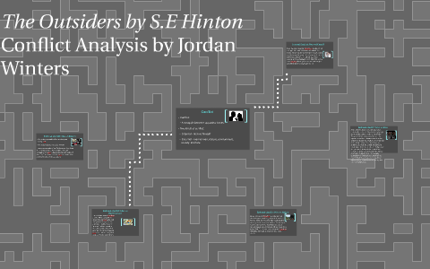 The Outsiders by S.E Hinton Conflict Analysis by Jordan Wint by jordan ...