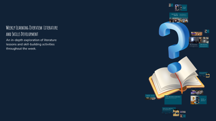 Weekly Learning Overview: Literature and Skills Development by Robin ...