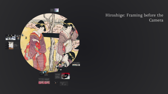 Framing and Perspective: Hiroshige's Plum Garden at Kameido and Camera ...
