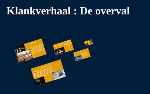 Klankverhaal : De overval by Marleen de Jager on Prezi
