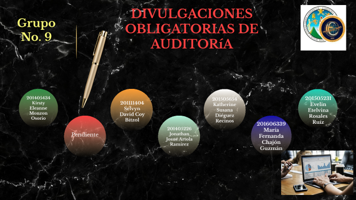 DIVULGACIONES OBLIGATORIAS DE AUDITORÍA by Katherine Susana Diéguez ...