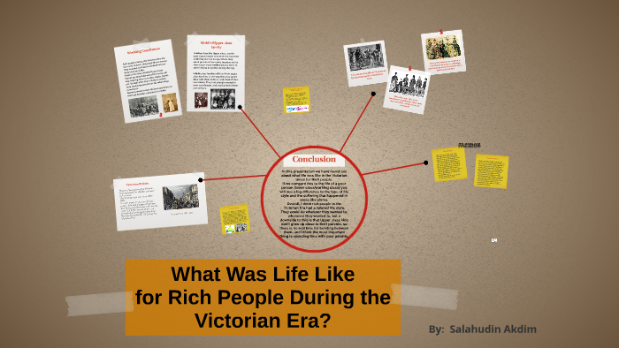 The Living Conditions of Rich People During the Victorian Er by Salah ...