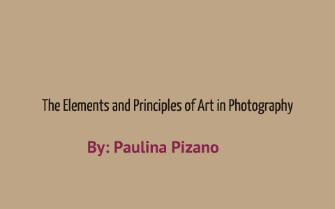 The Elements and Principles of Art in Photography by paulina pizano on ...