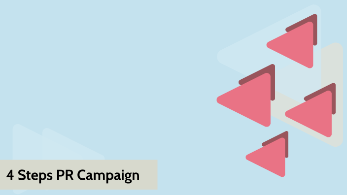 4 steps PR Campaign by Rachelle Bures-Lukacs on Prezi