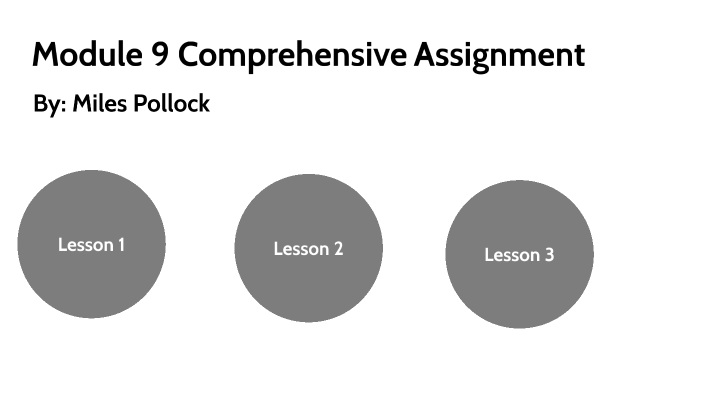 Module 9 Comprehensive Assignment by Miles Pollock on Prezi